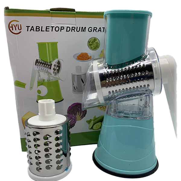 HYU Tabletop Drum Grater Multifunction Manual Vegetable Cutter – Wish Cart